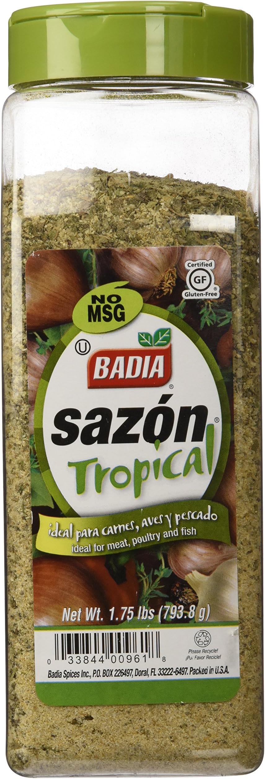 Amazon.com : Sazón Tropical® with Coriander & Annatto - 1.75 lbs ...