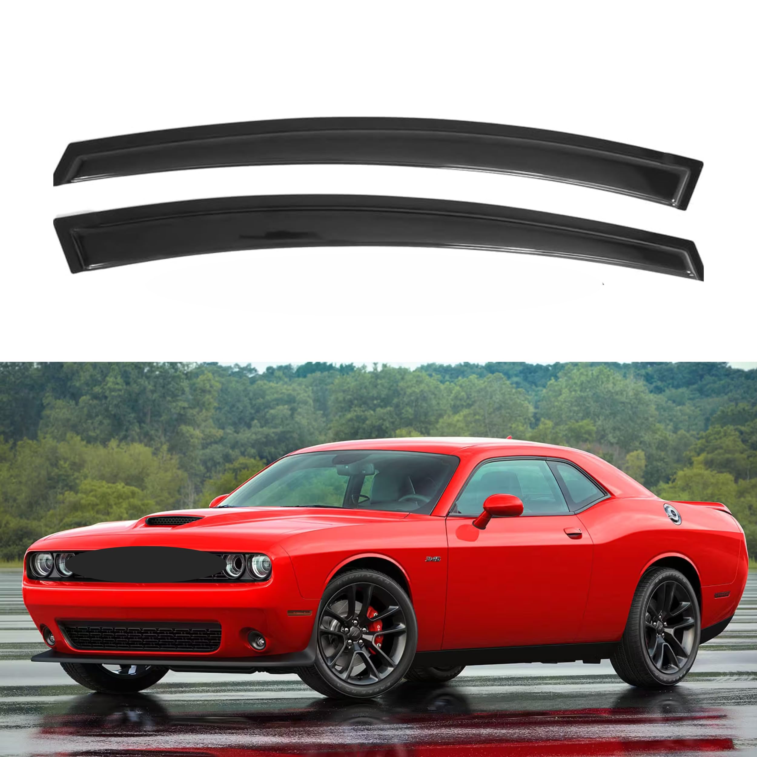 Amazon.com: IG Window Visor Compatible with Dodge Challenger 2008-2023 ...