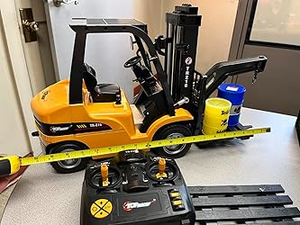 Amazon.com: Top Race Jumbo Remote Control Forklift 13 Inch Tall, 8 ...