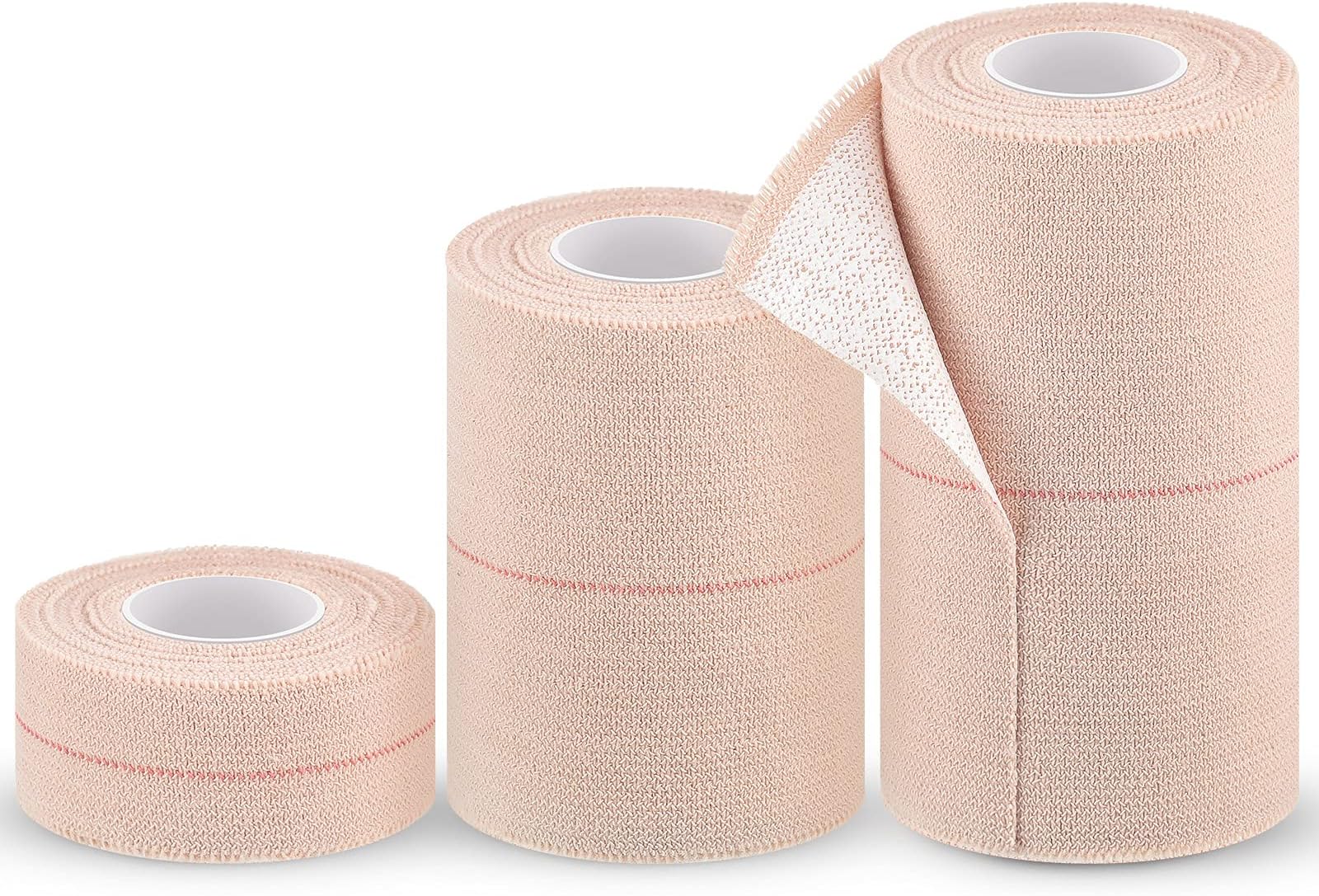 Amazon.com: 2 Rolls Adhesive Elastic Tape Bandage Tape Wrap Flexible ...
