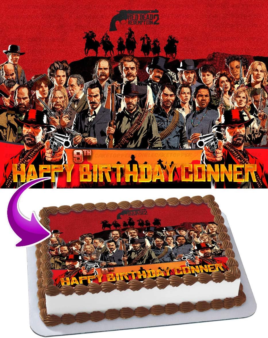 Amazon.com: Cakecery Schmidt Twenty Nine New Girl 29! Edible Cake Image ...
