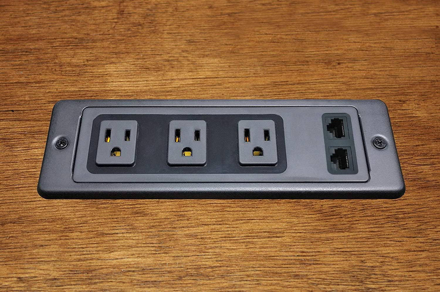 Amazon.com: Electriduct in-Desk/On-Desk/Under The Table Desk Power ...