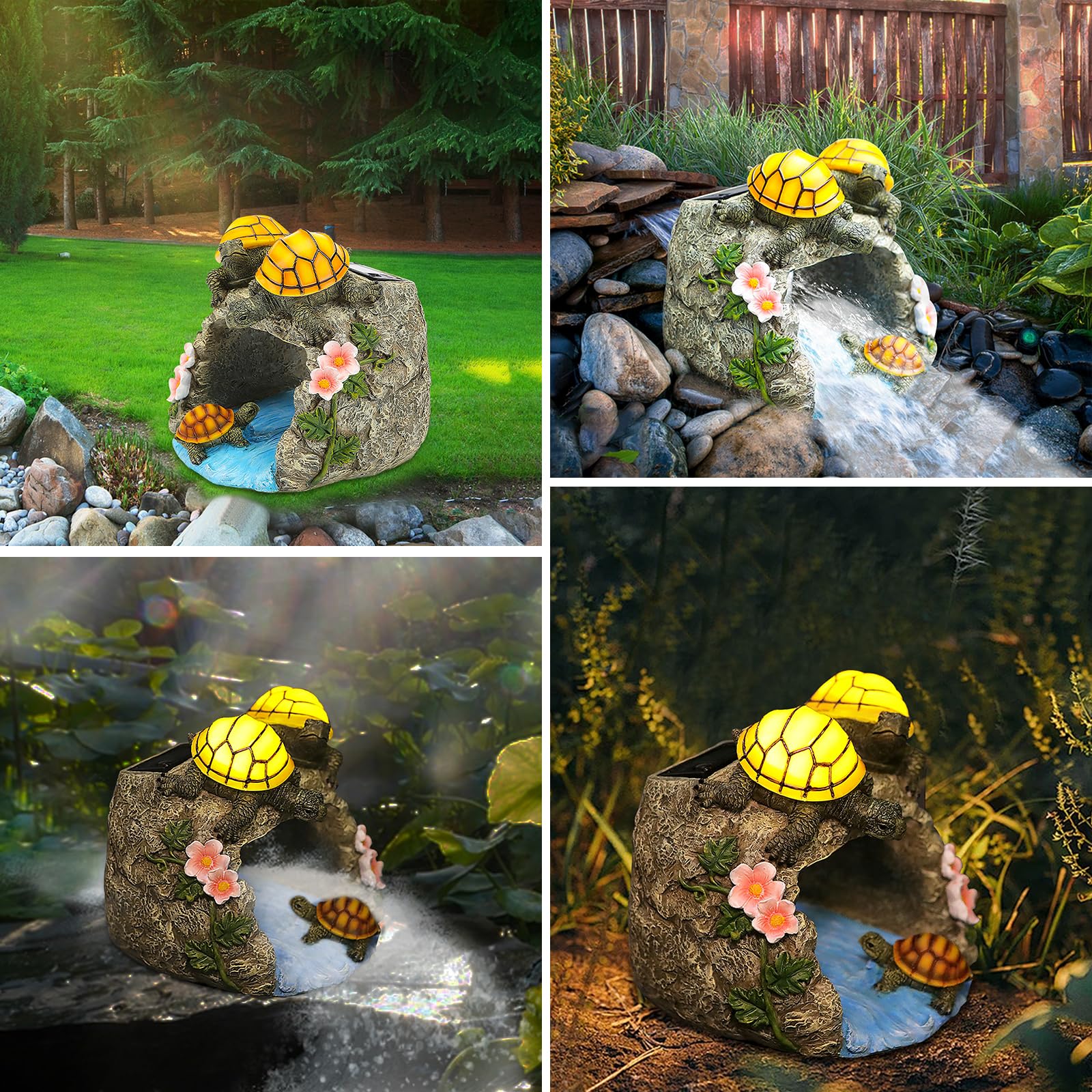 Turtle Downspout Extension Solar Solar Turtle Downspout Extension ...