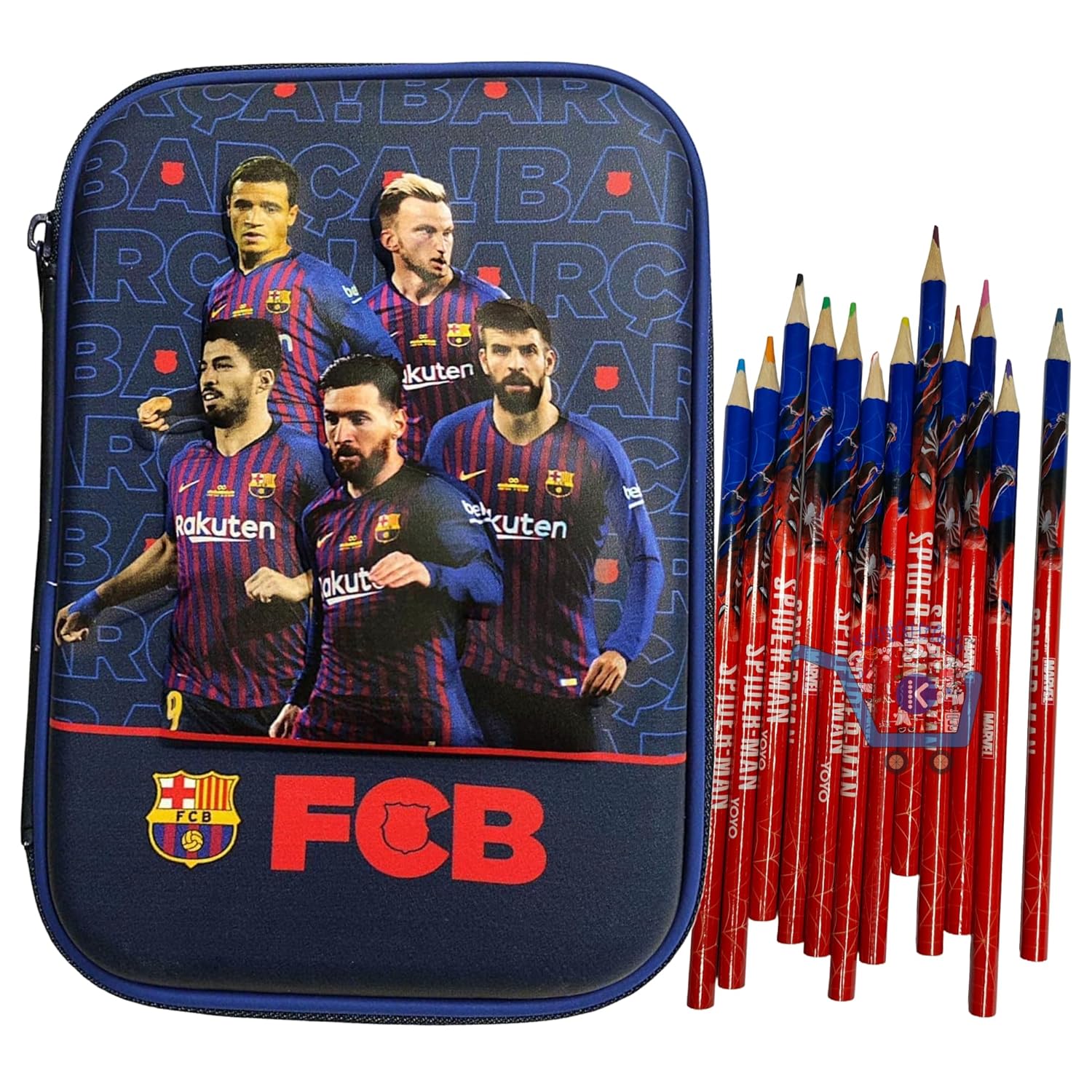 KartsHiTech® Combo Pencil Boxes for Boys | Ronaldo Pencil Boxes for ...