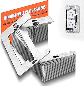 20 Pcs Outlet Spacer for Electrical Box, Hongmed Wall Plate Spacer ...