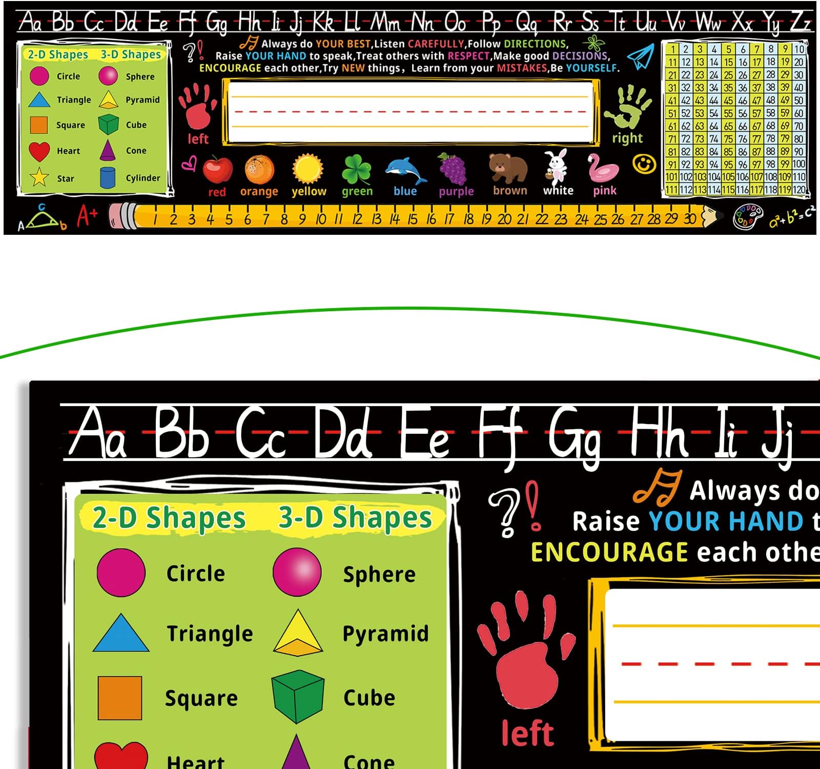 Amazon.com: 36 Pack Desk Name Tags for Classroom Self Adhesive ...
