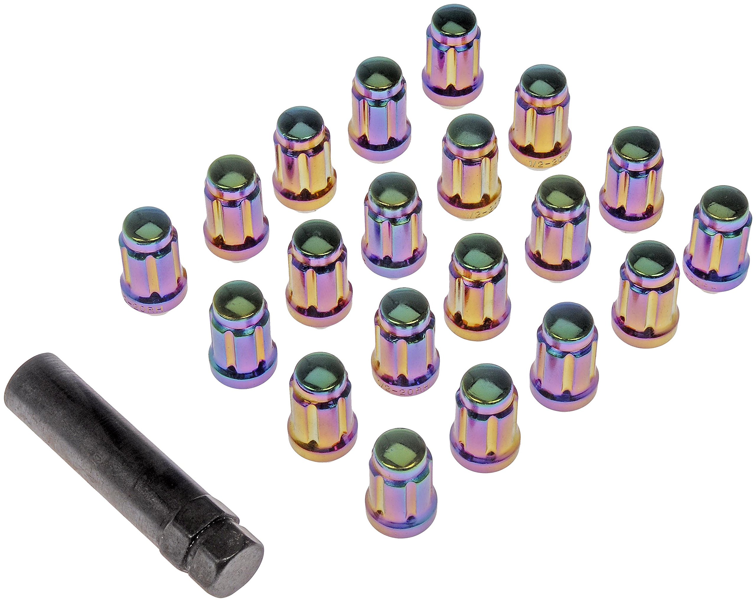 Amazon.com: Dorman 711-255G Neo-Chrome Spline Drive Lock Set 1/2-20 ...