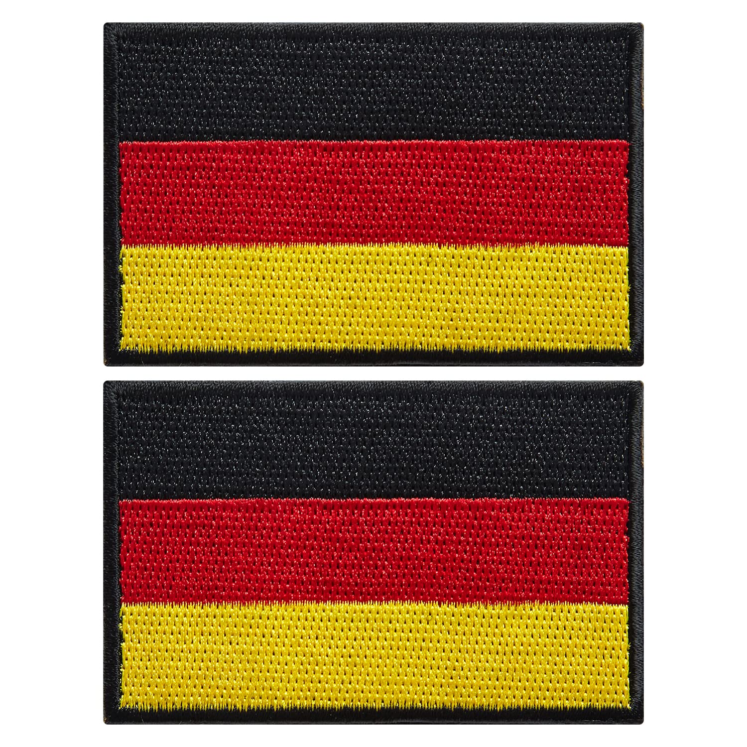 Amazon.com: stidsds 2 Pack Germany Flag Patch German Flags Embroidered ...