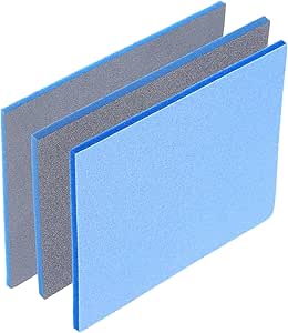 Amazon.com: uxcell 3pcs Sanding Sponge Block Set, 500-600/800-1000/1800 ...