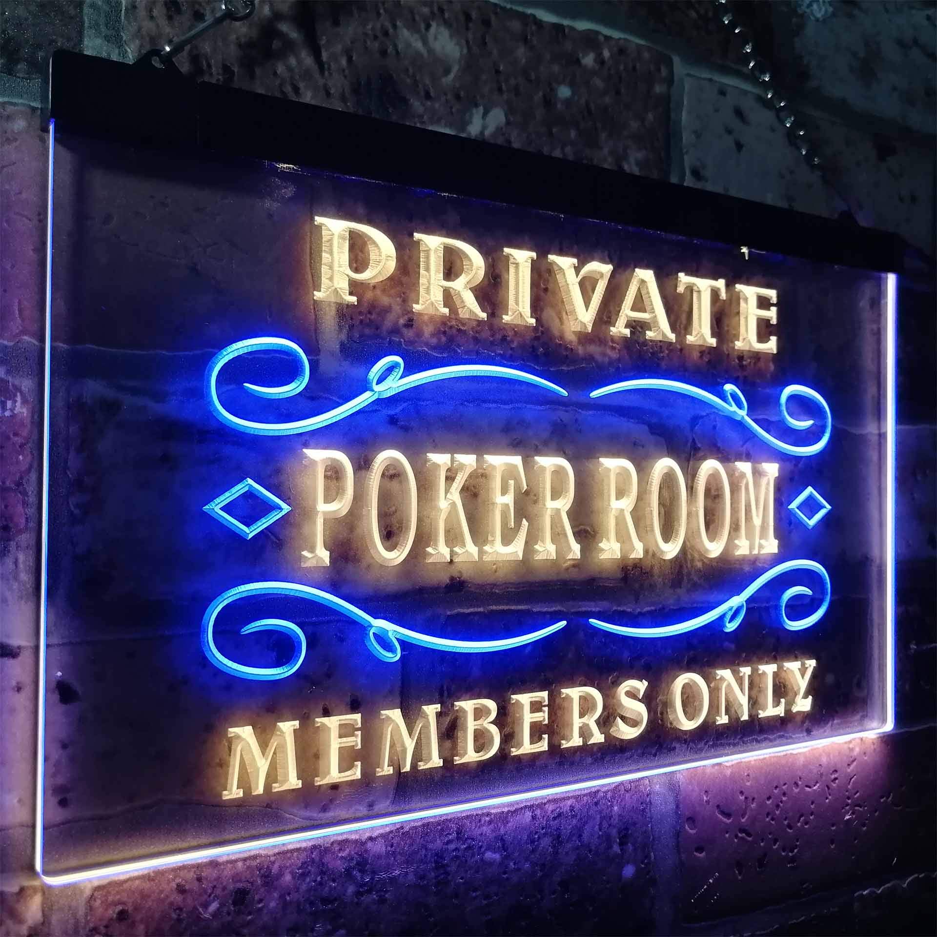 Poker Room Colors Poker Room Hand Color Vintage Metal Poker Game Retro