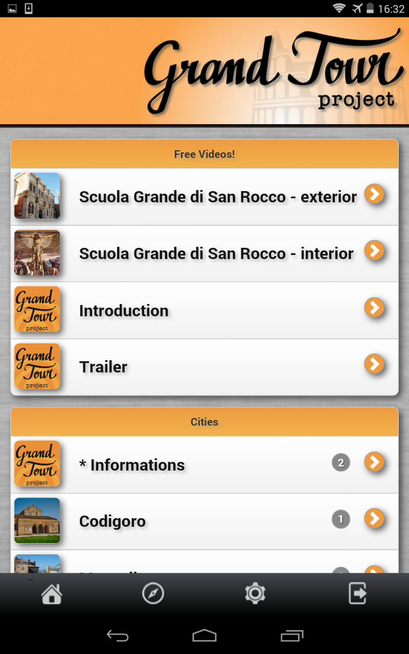 Grand Tour Project - App on Amazon Appstore