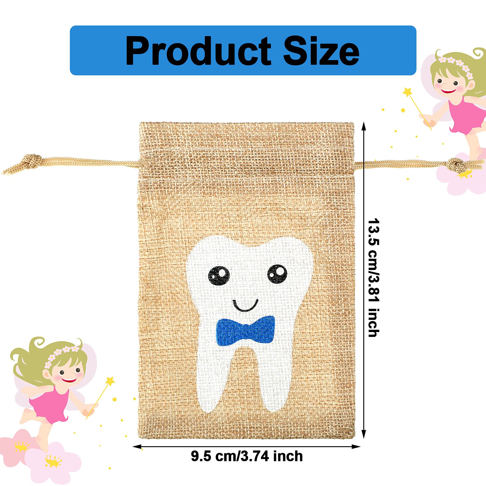 Snapklik.com : Tooth Fairy Bag Pouch For Boys And Girls To Place Under ...