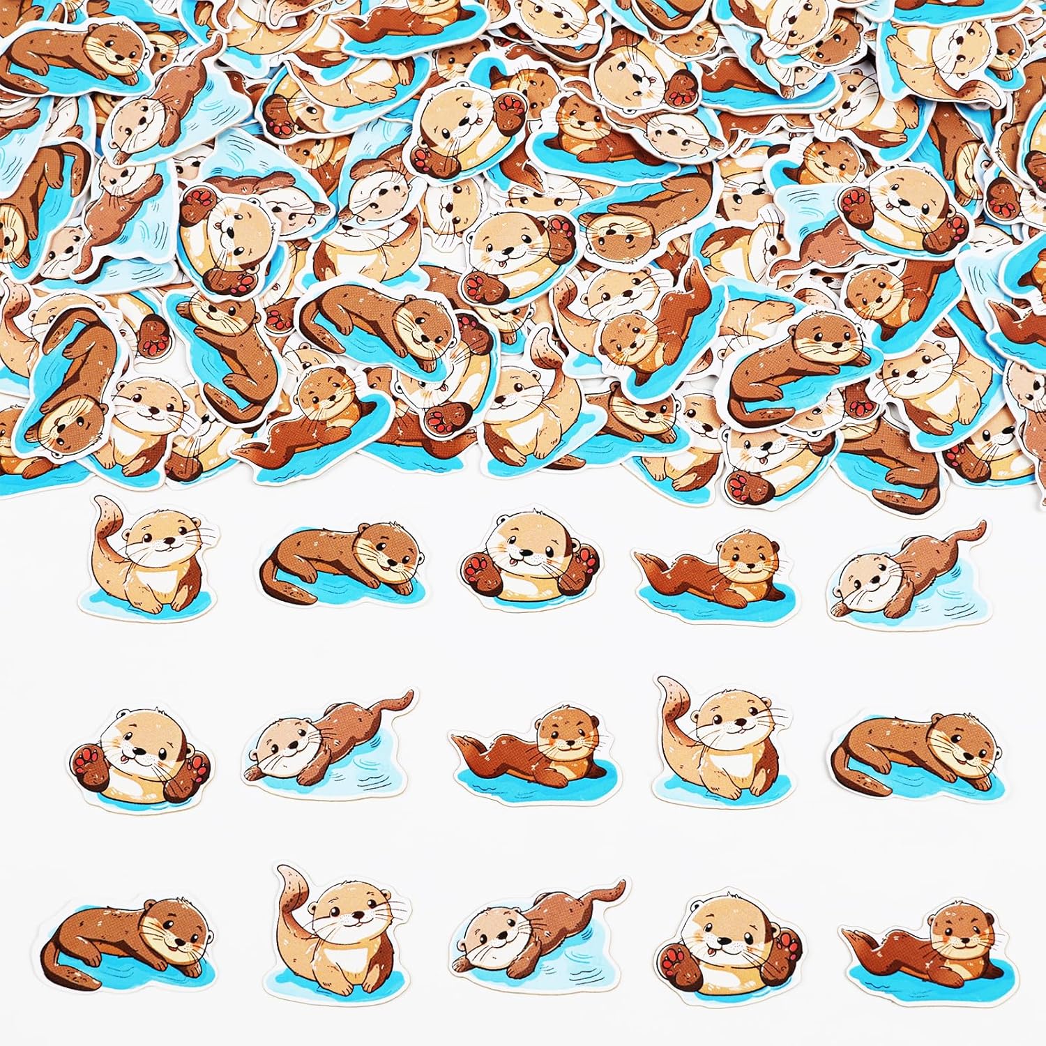 Amazon.com: Sursurprise 200Pcs Otter Confetti, Sea Otter Birthday Baby ...