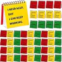 Voice Level Buttons For Classroom Jutom 24 Pcs I Need Help Mini Flip ...