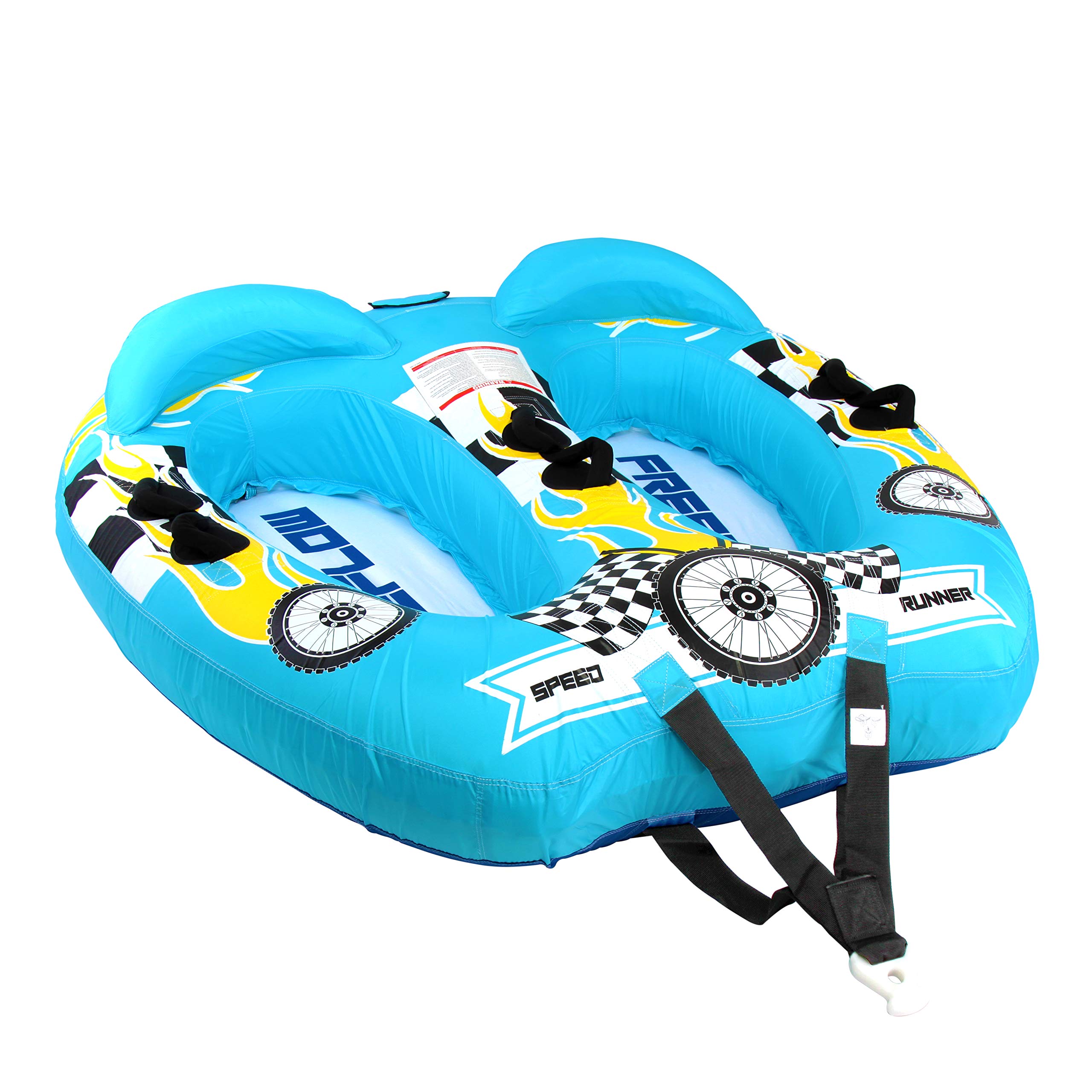 Amazon.com : Watersports Inflatable Towable Booster Tube - Two Person ...