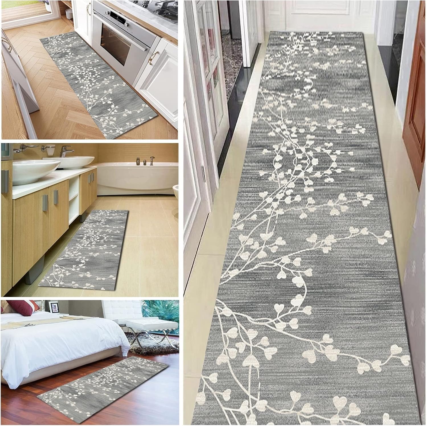 Amazon.com: Carpet Runner Non Slip Long Hallway Runners Rugs, 1m 150cm ...