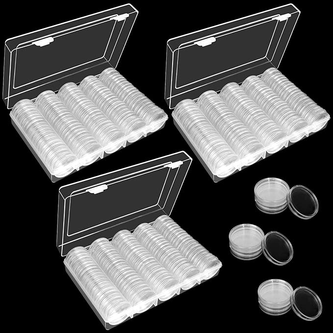 Amazon.com: 300 Pieces Coin Capsules (30mm) for All Coins, Coin ...