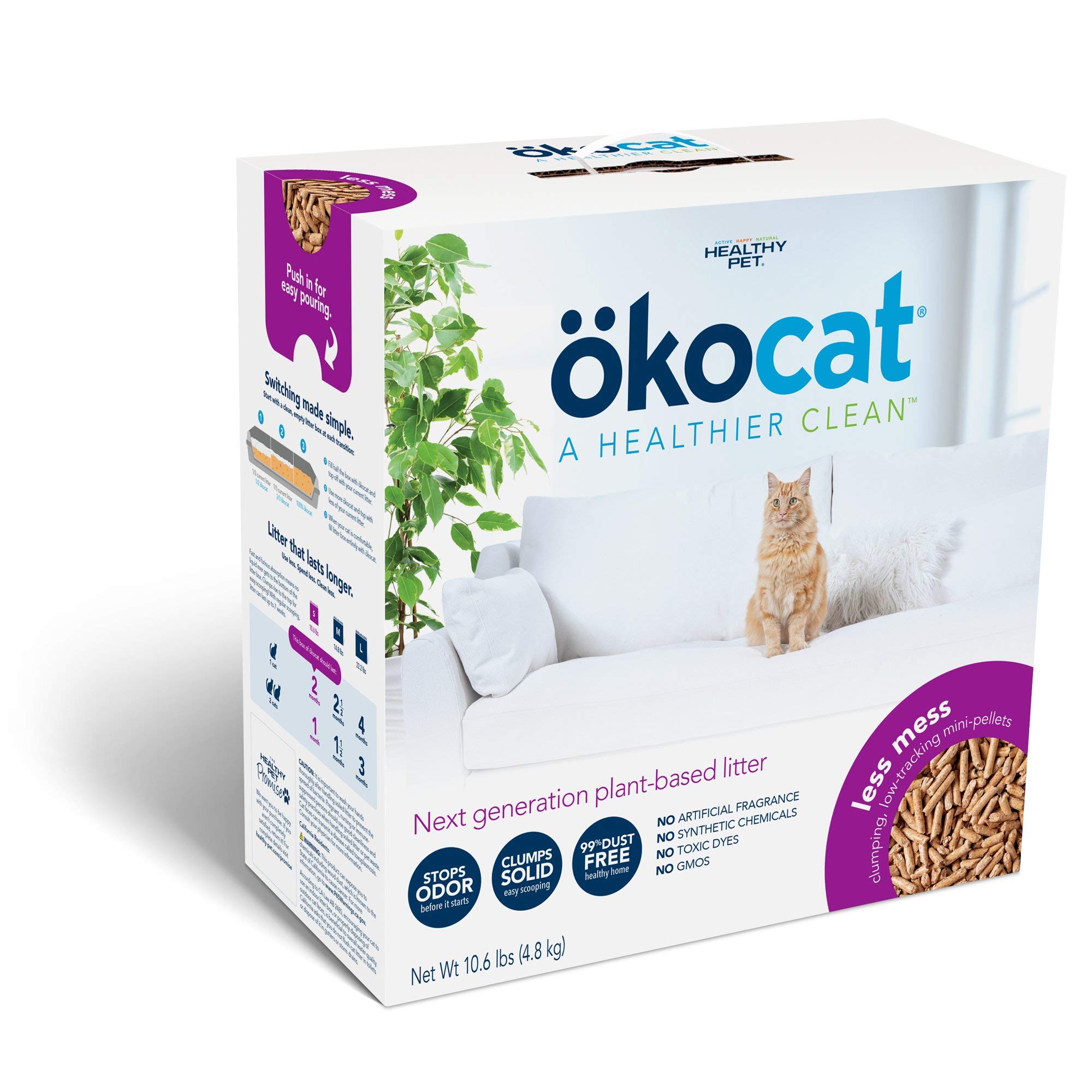 Kocat natural wood cat litter online