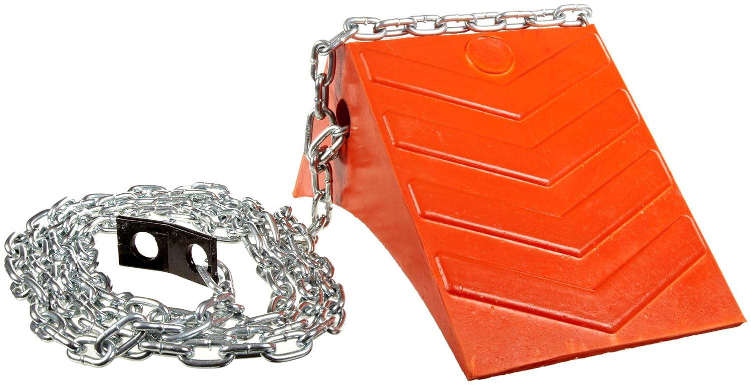 Amazon.com: Durable RMCU12/811-7 Orange Urethane Wheel Chock with 12 ...