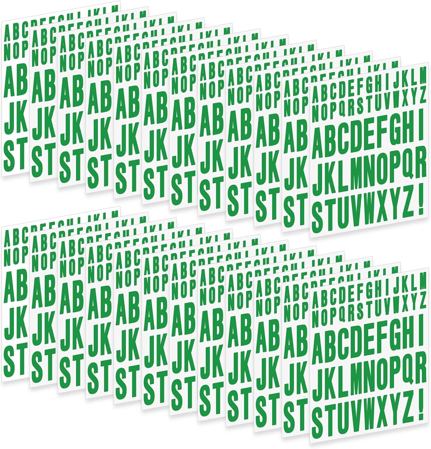 Amazon.com: Letter Stickers 1272 Pcs Alphabet Sticker,1 inch 2 inch ...