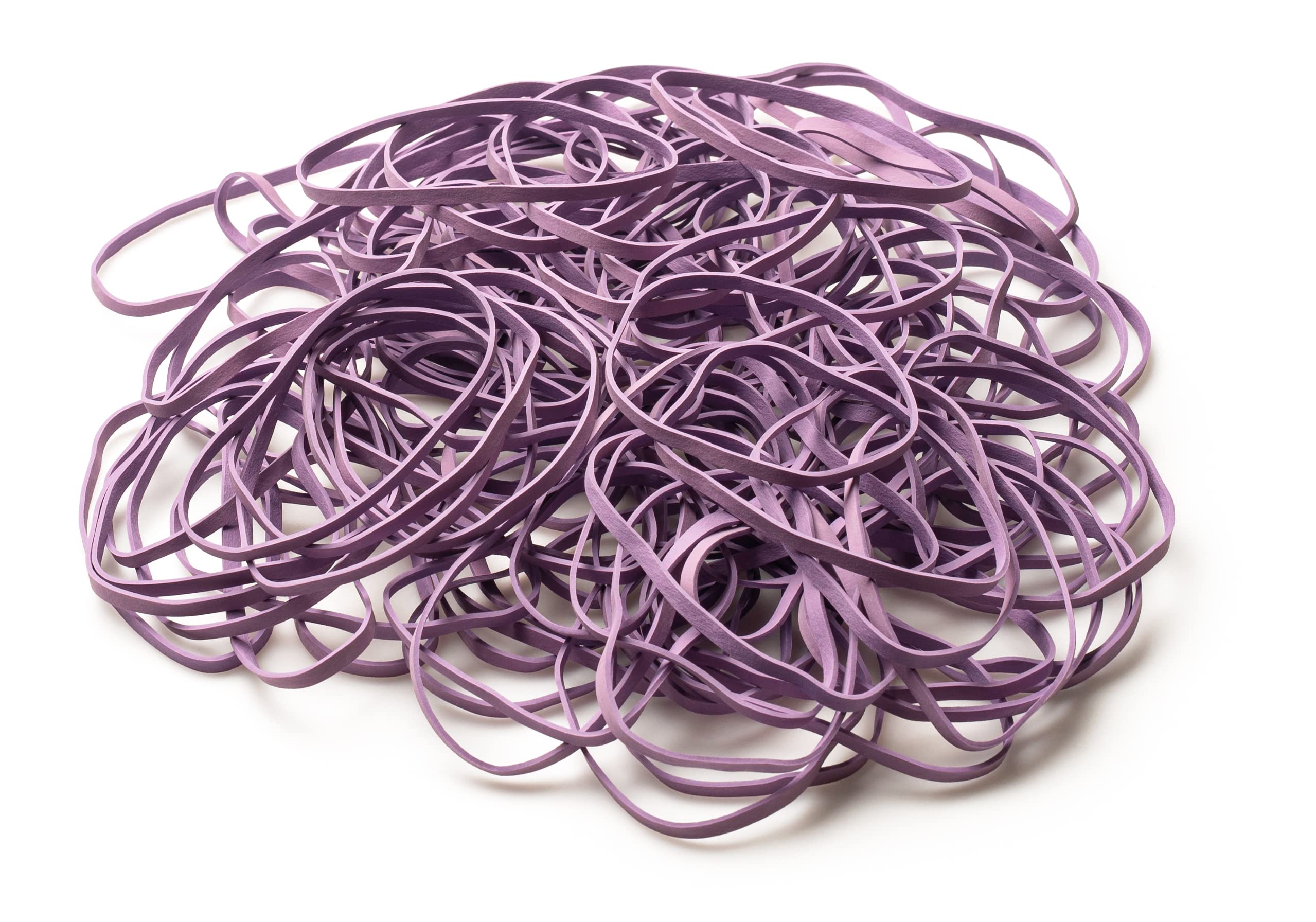 Snapklik.com : Rubber Bands - #33 Size - Lavender Rubberbands - 1LB/500 ...
