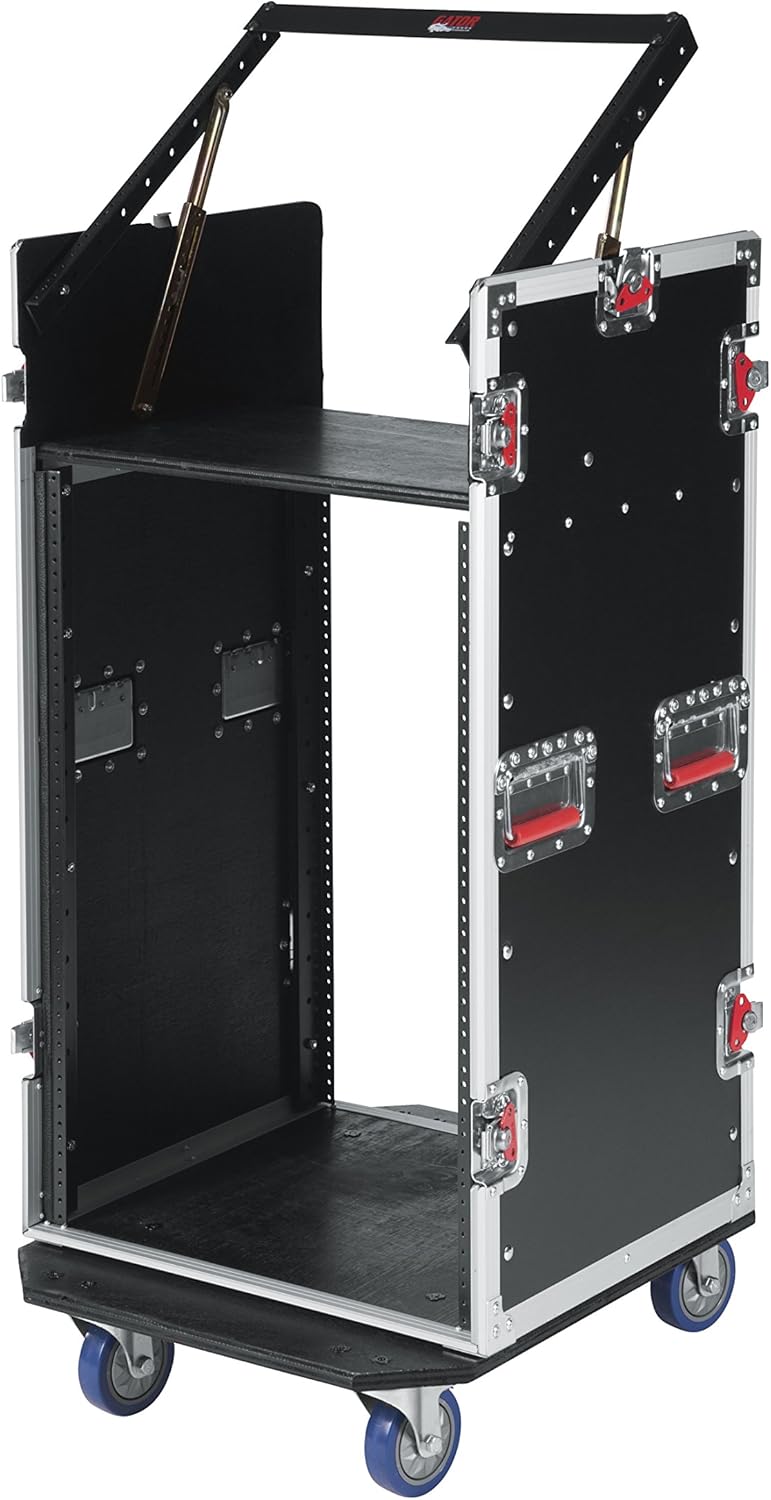 Amazon.com: Gator Cases G-TOUR Audio Road Rack with Heavy-Duty Wheels ...