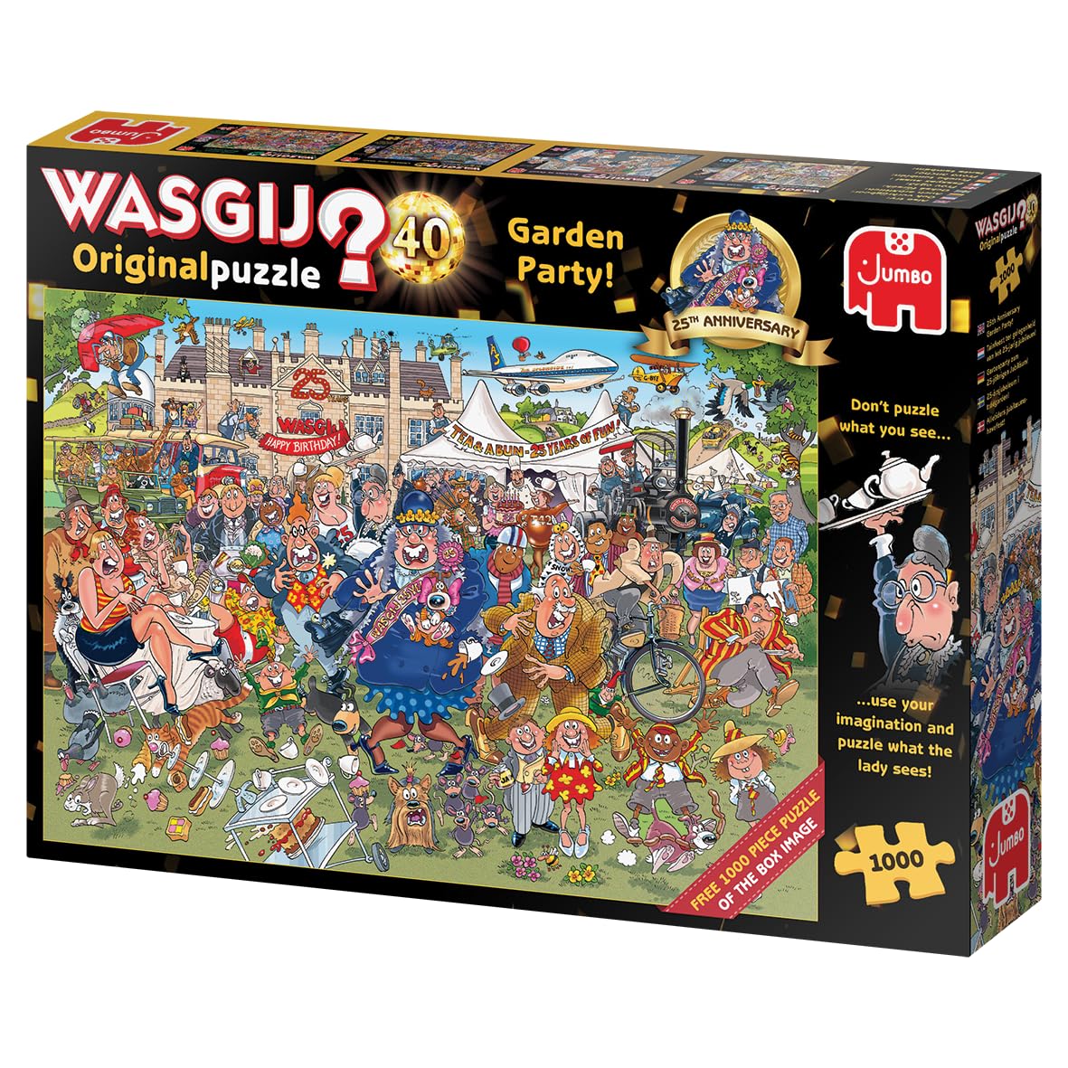 Snapklik.com : Wasgij, Original 40 - Garden Party, 25th Anniversary ...