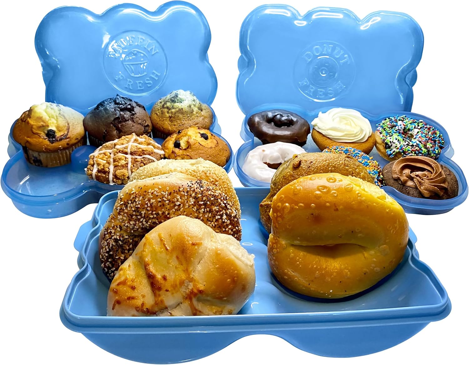 Amazon.com: Touch Up Cup Ultimate Combo Bagel + Muffin Donut Fresh ...