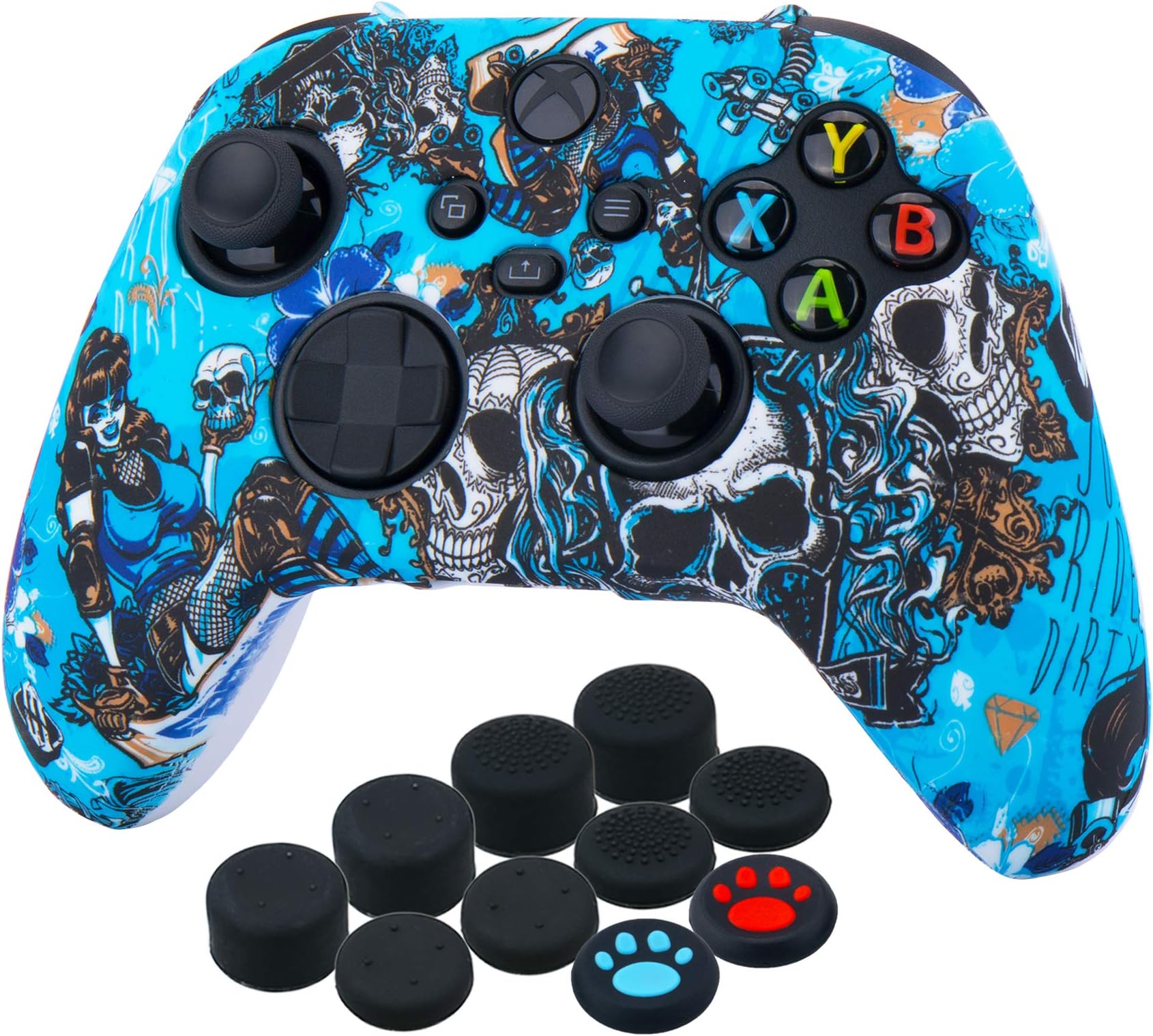 Amazon.com: Hikfly Silicone Gel Controller Cover Skin Protector Kits ...