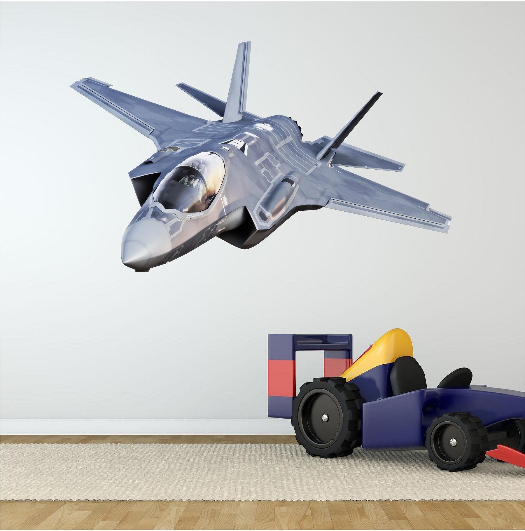 Jet Fighter Silhouette Wall Decals Big Fighter Jet Wall Custom Wall