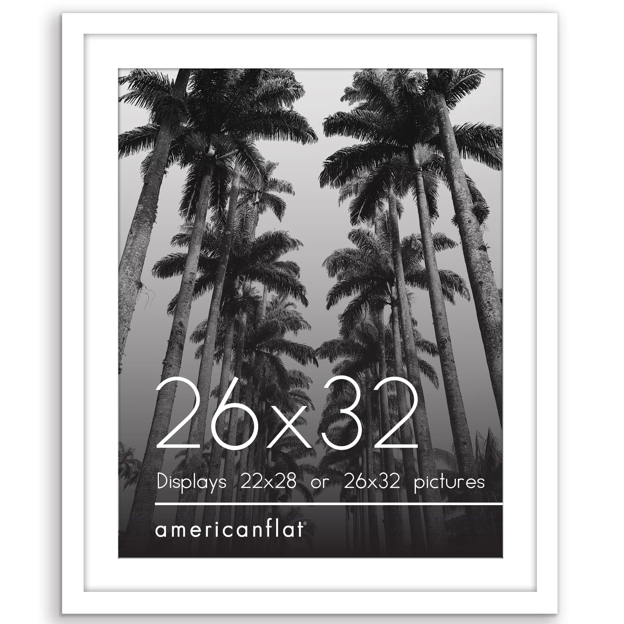 Amazon.com - Americanflat 26x32 Picture Frame with Polished Plexiglass ...