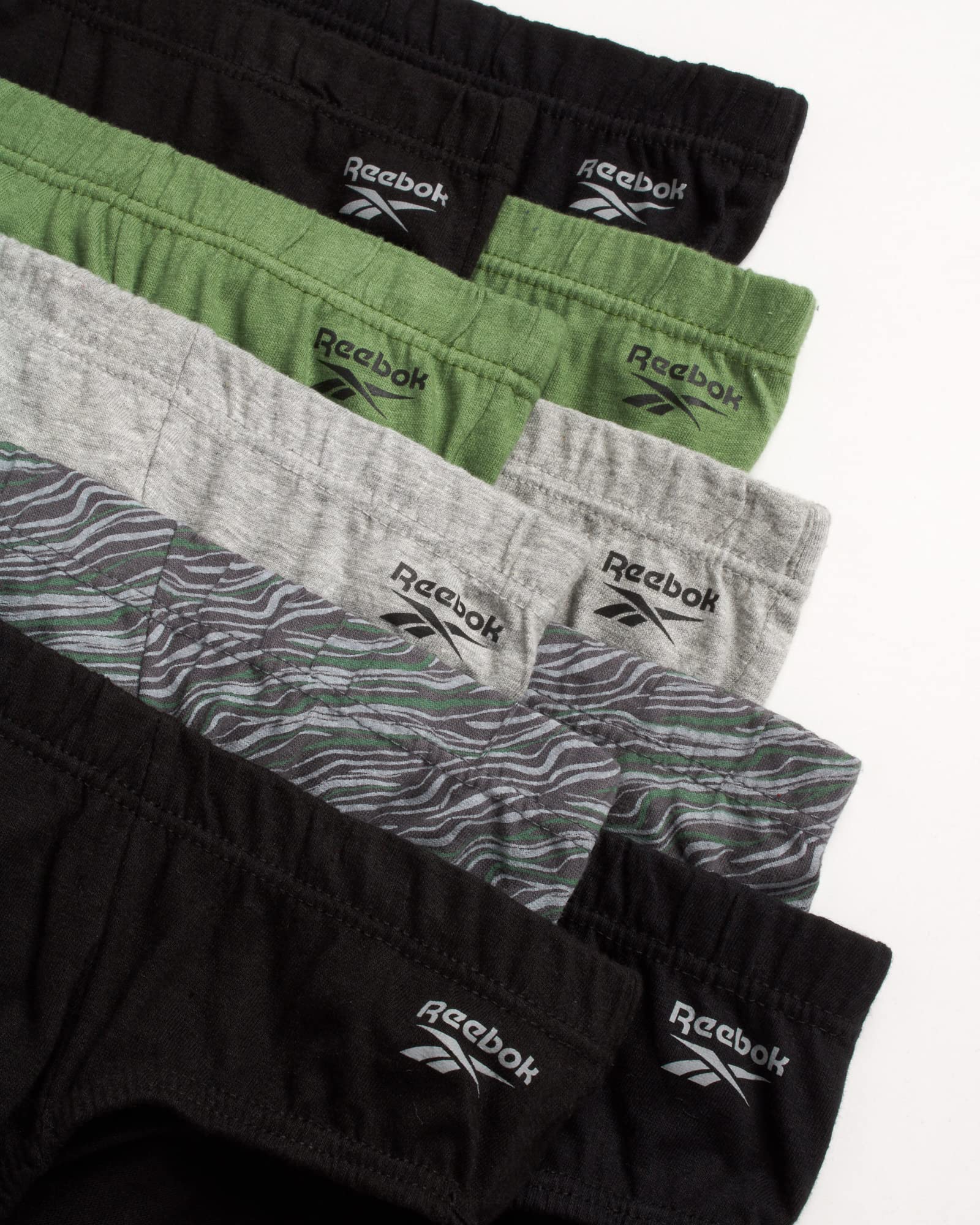 Reebok Men's Underwear - Low Rise Briefs with Contour Pouch (10 Pack ...