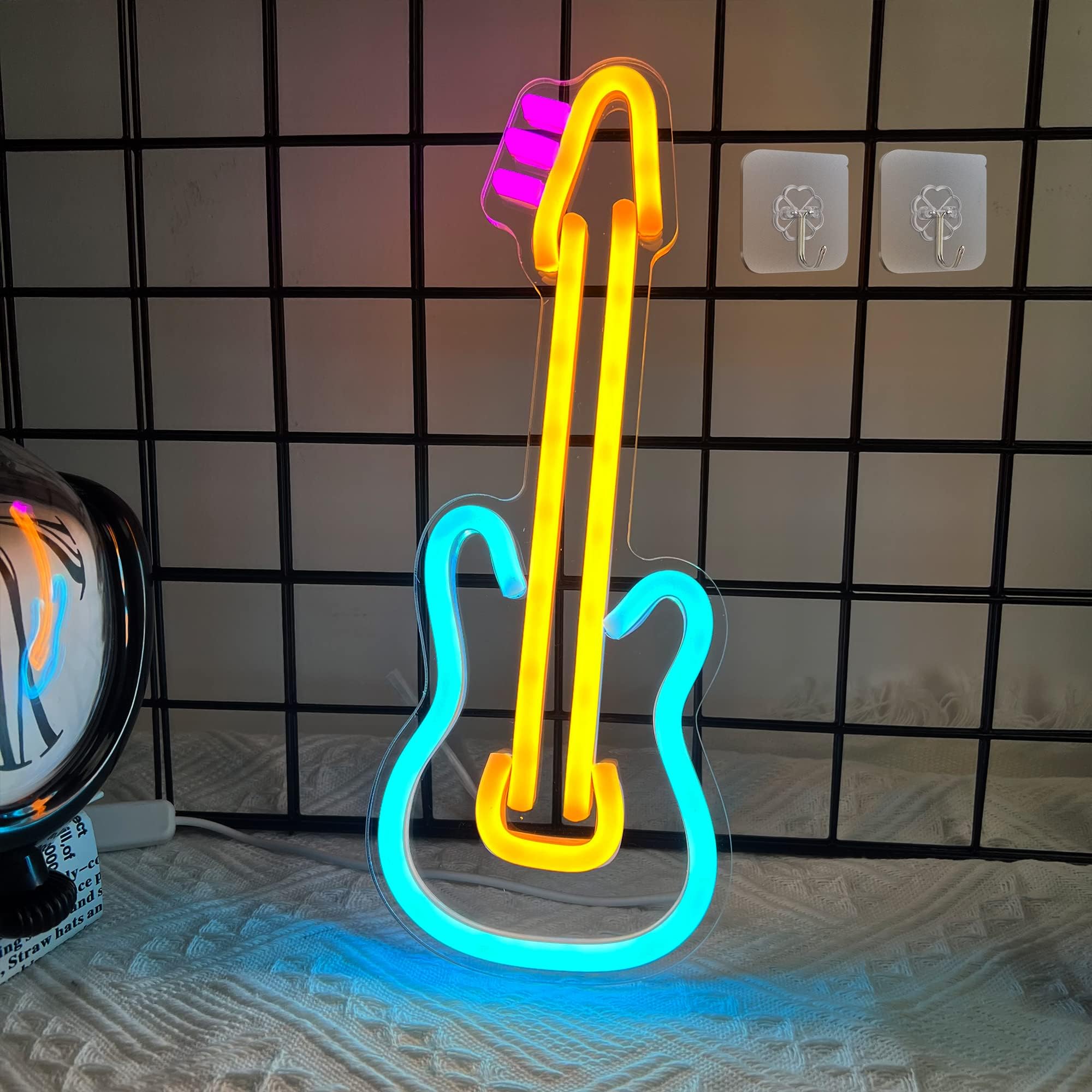 Amazon.com : Ultrathin LED Neon Sign Art Wall Lights for Bedroom ...
