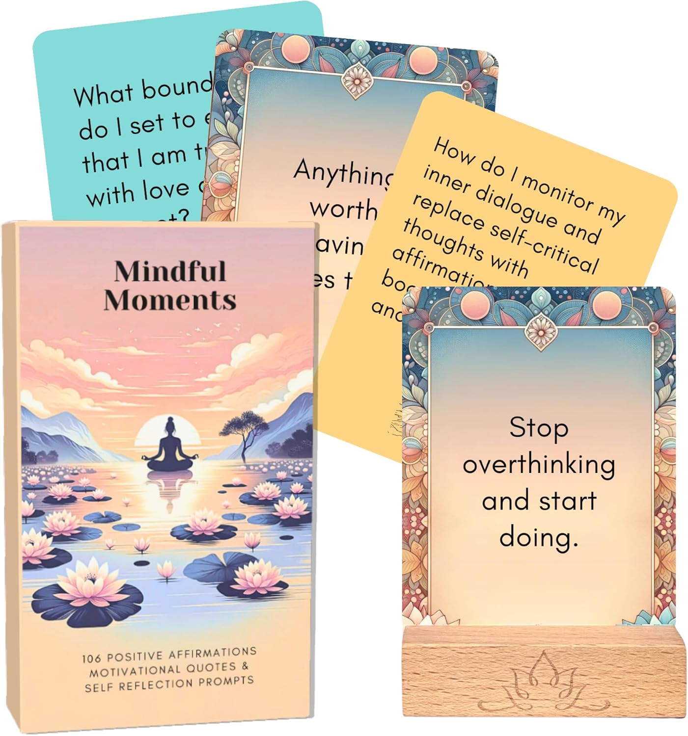 Amazon.com : Affirmation Cards, 54 Motivational Cards, Daily Positive ...