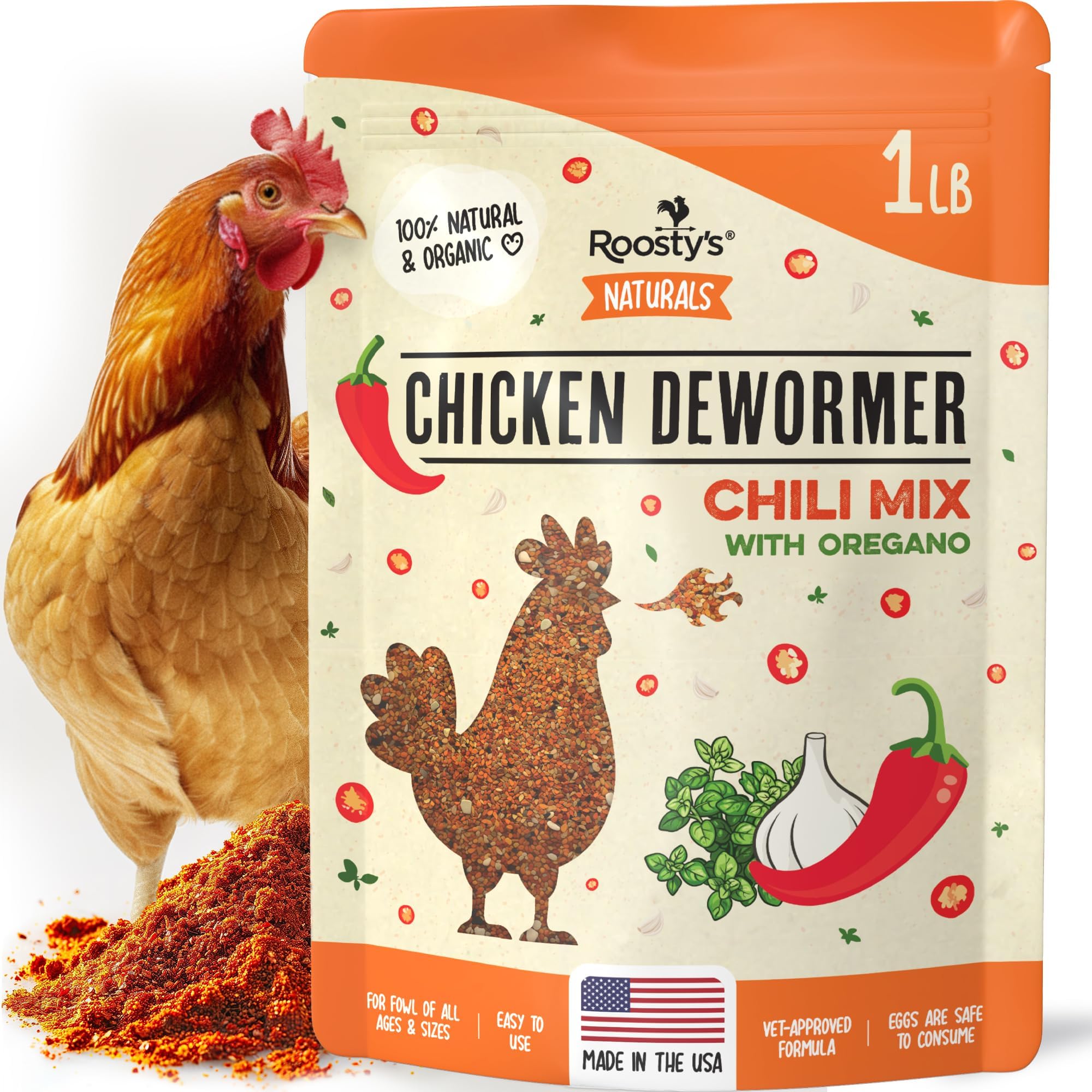 Tylan 50 Chicken Treats - Cluck It All Farms Mealworms For Chickens