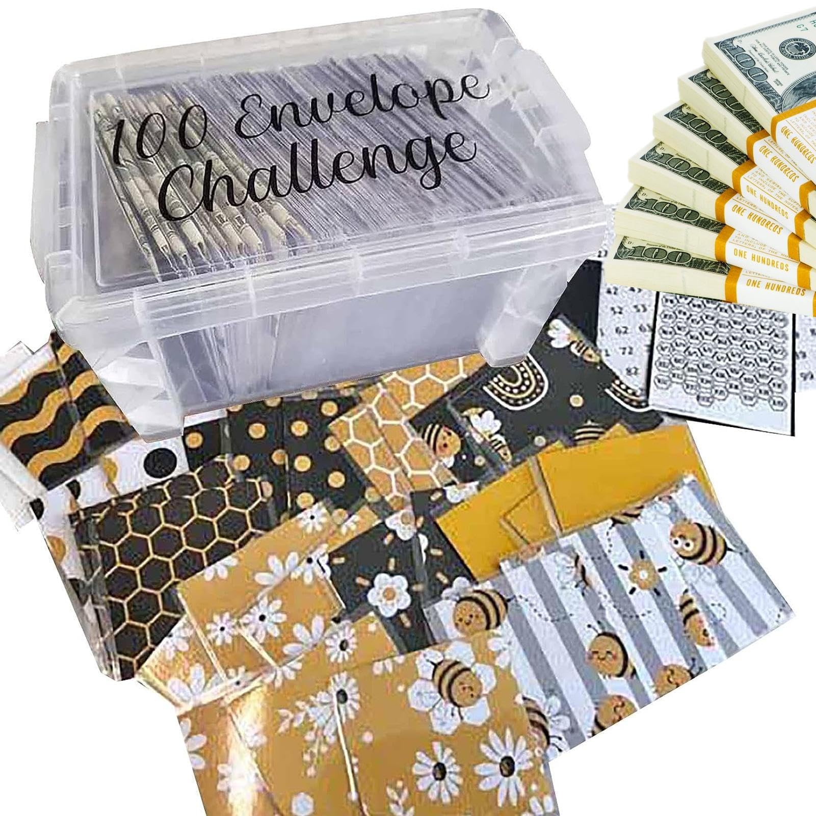 Buy 100 Envelope Challenge Box Set, 100 Envelope Savings Challenge Box ...