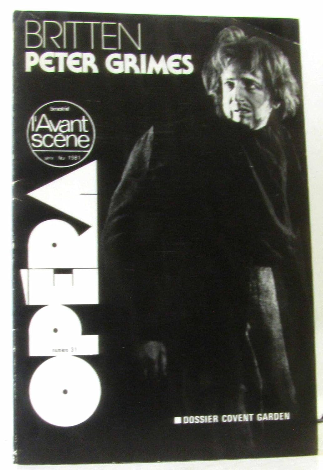 Britten Peter Grimes -L'avant scène opéra n°31 janv. fév. 1981 ...