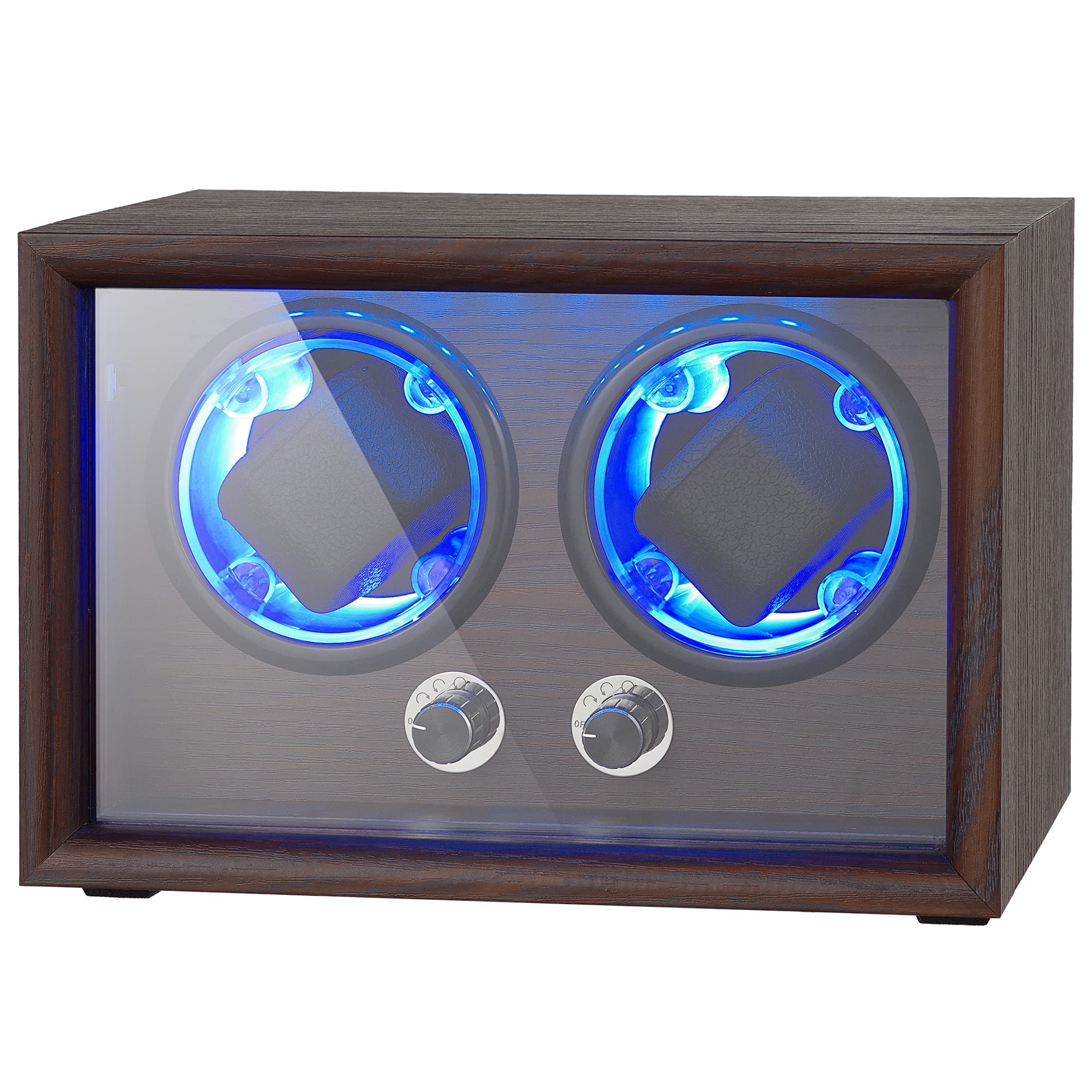 Amazon.com: Lenway Double Watch Winder with Quiet Motor，Watch Rotator ...
