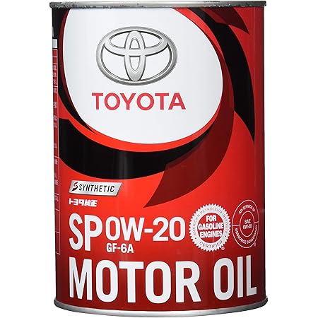 Amazon.co.jp: TOYOTA Genuine Engine Oil SP 0W-20 1L Model Number: 08880 ...