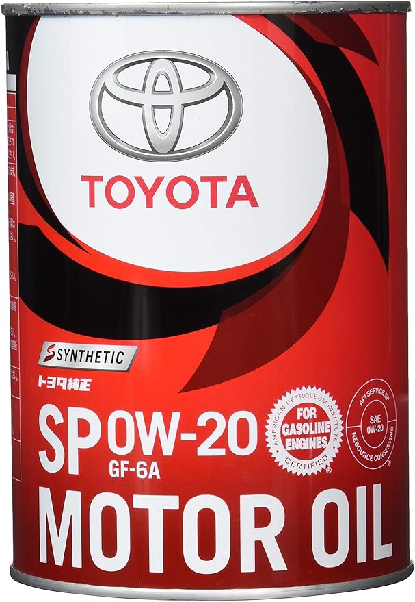 Genuine Toyota Engine Oil, SP 0W-20, 0.3 gal (1 L), Model Number: 08880 ...