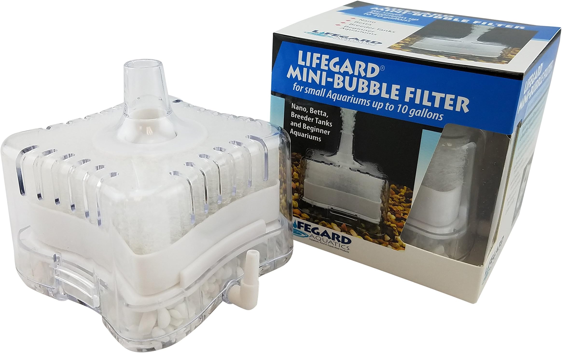 Amazon.com : Lifegard Aquatics Mini-Bubble Filter for Small Aquariums ...
