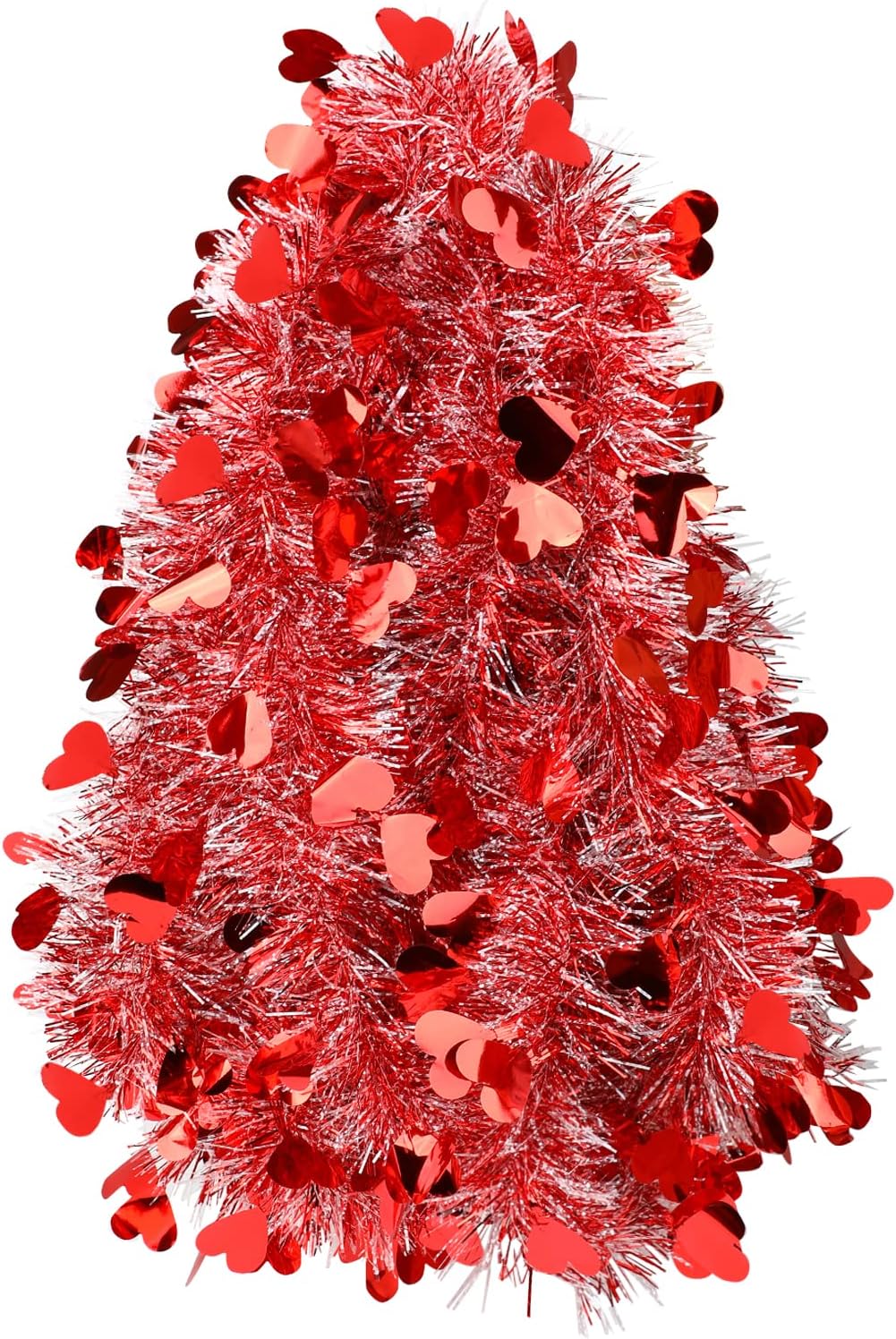 Amazon.com: Bememo Valentine's Day Heart Tinsel Love Party Garland ...