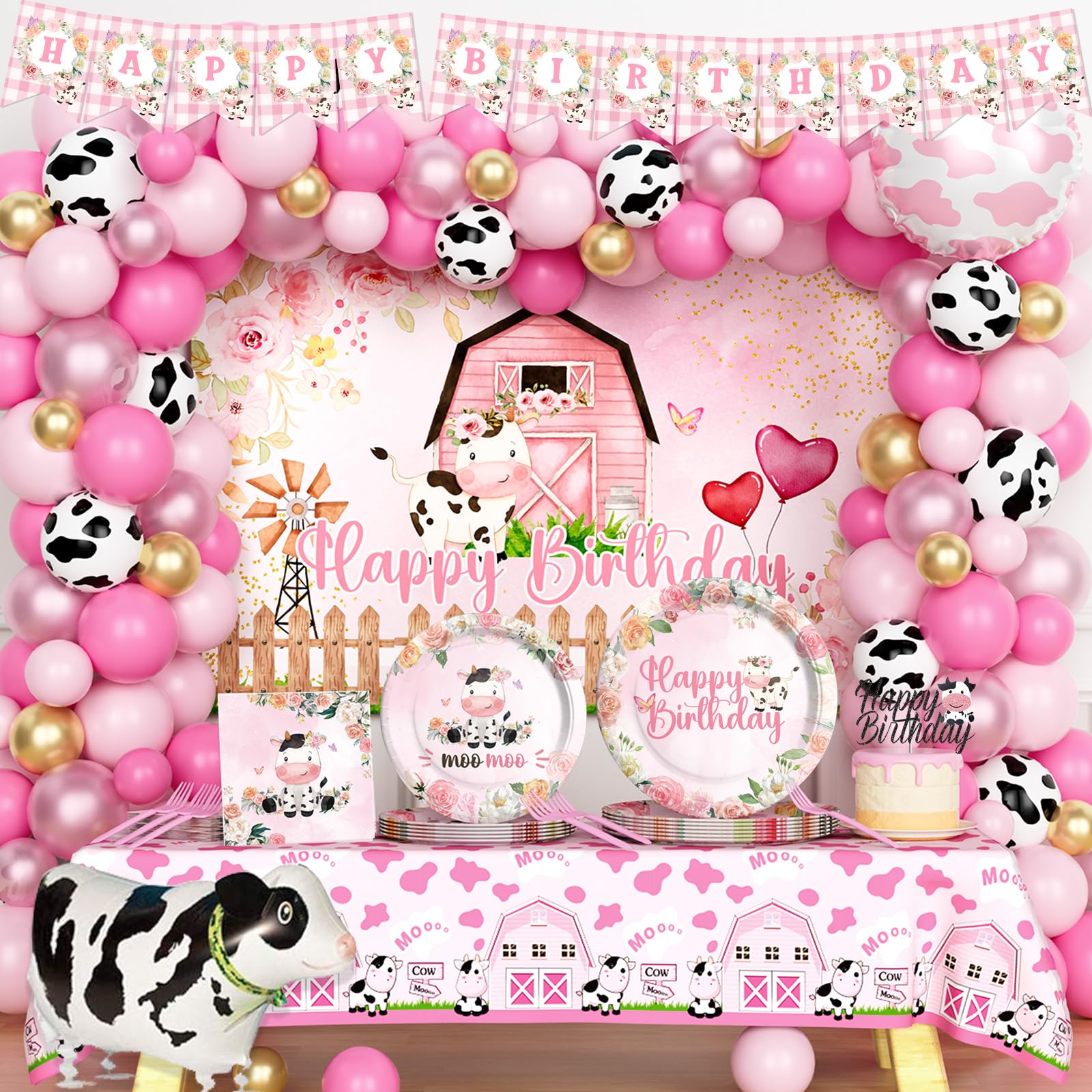 Cow Themed Birthday Party Buy Festiko Holy Cow Moo Moo I'm Two