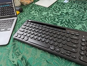 Amazon.com: cimetech 2.4G Wireless Keyboard, Portable Bluetooth ...