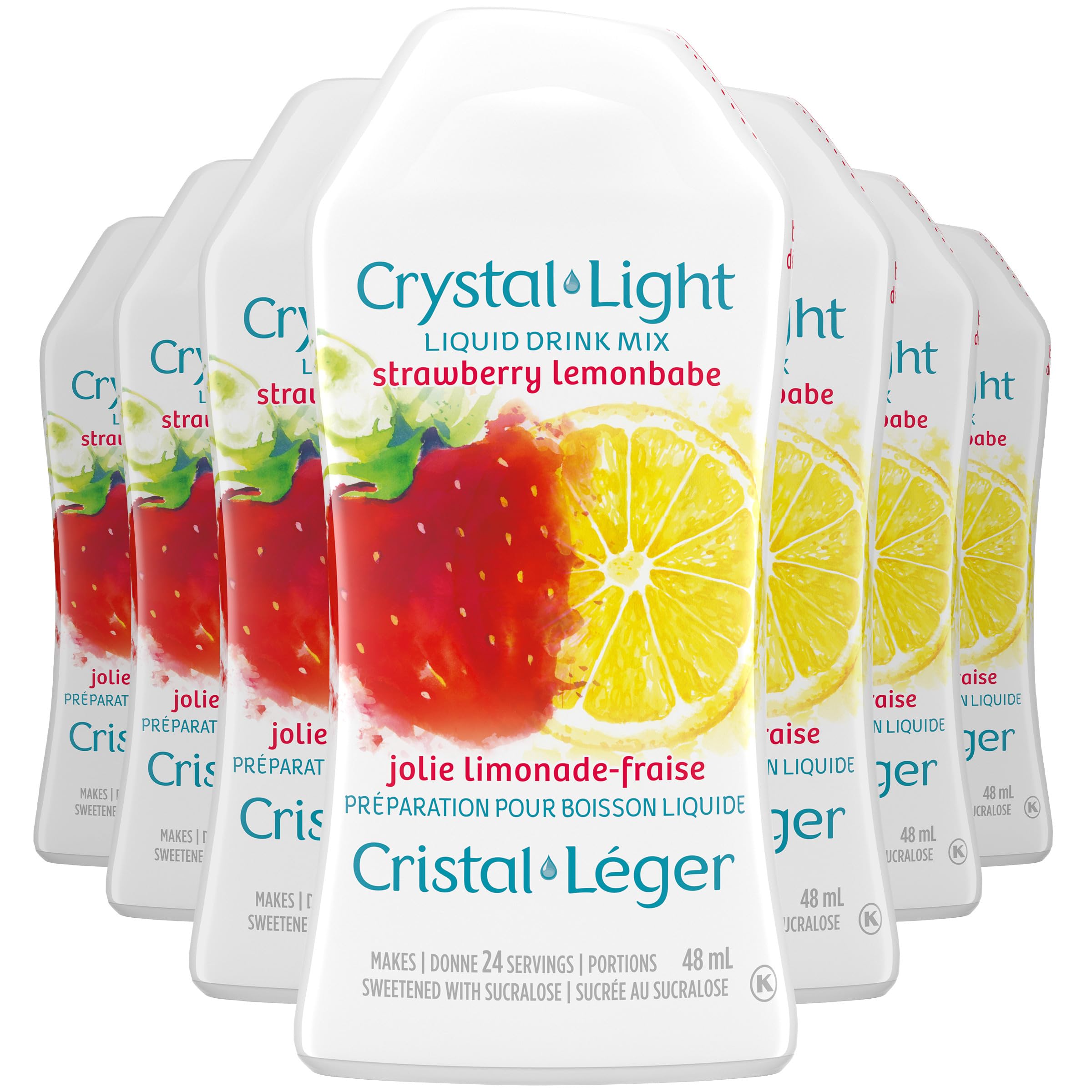Crystal Light Liquid Drink Mix, Strawberry Lemonbabe, 16 ct Case ...
