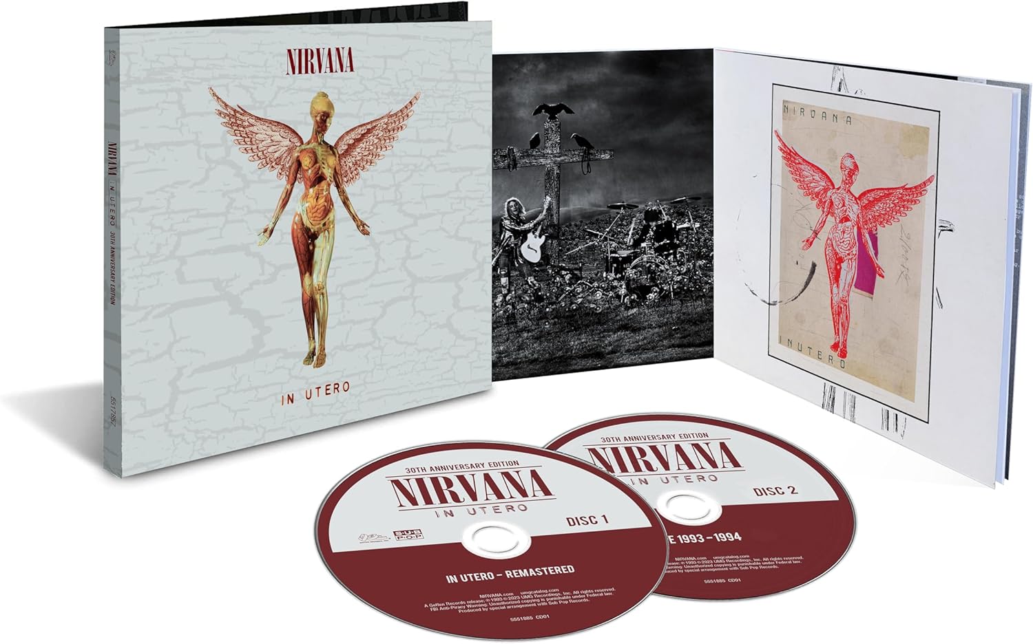 In Utero (30th Anniversary Deluxe Edition 2CD): Amazon.com.mx: Música