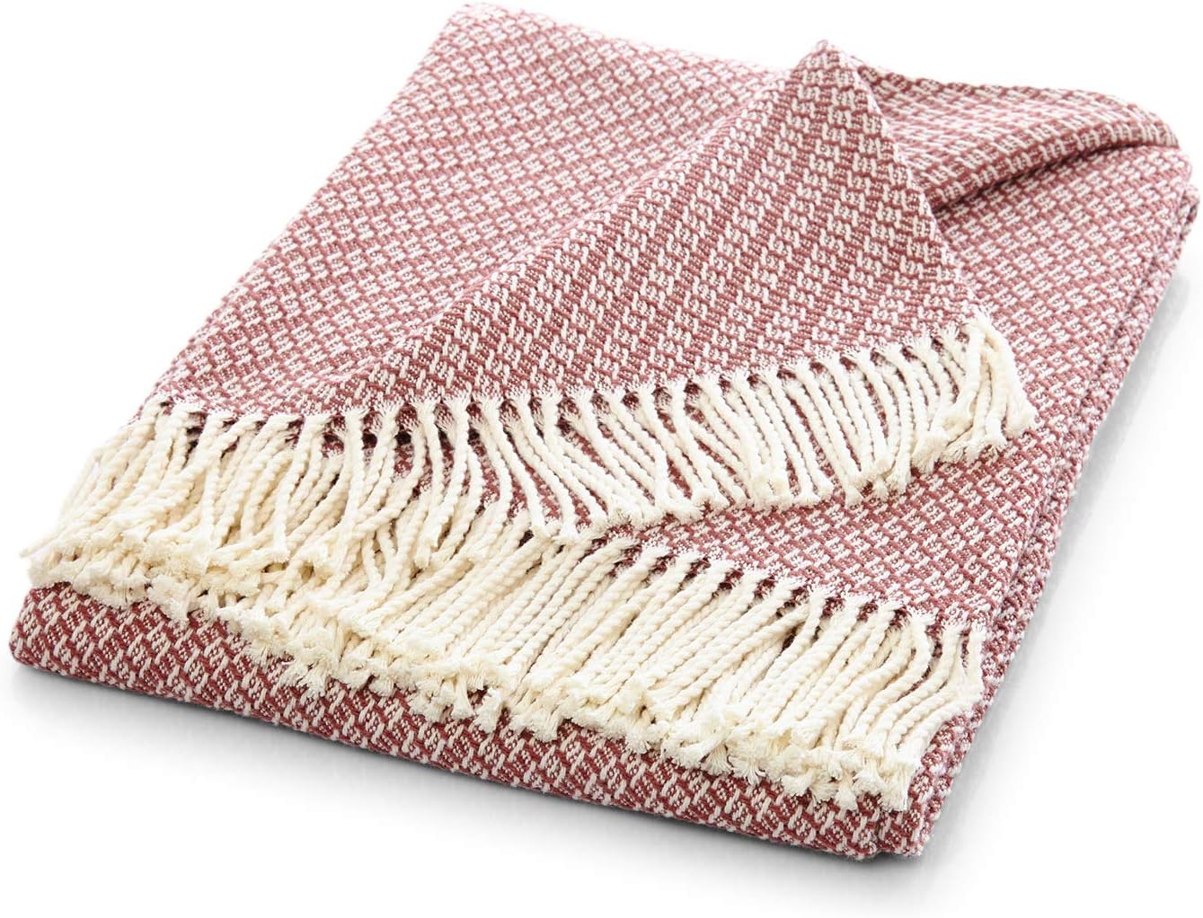 Sommerdecke Kuscheldecke mit Fransen | Edele und weiche Sommer-Decke ...