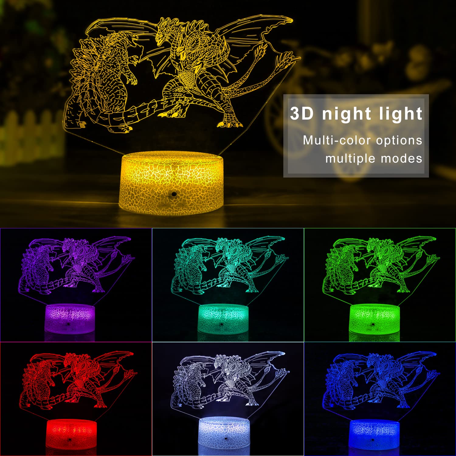 King Ghidorah Lighting