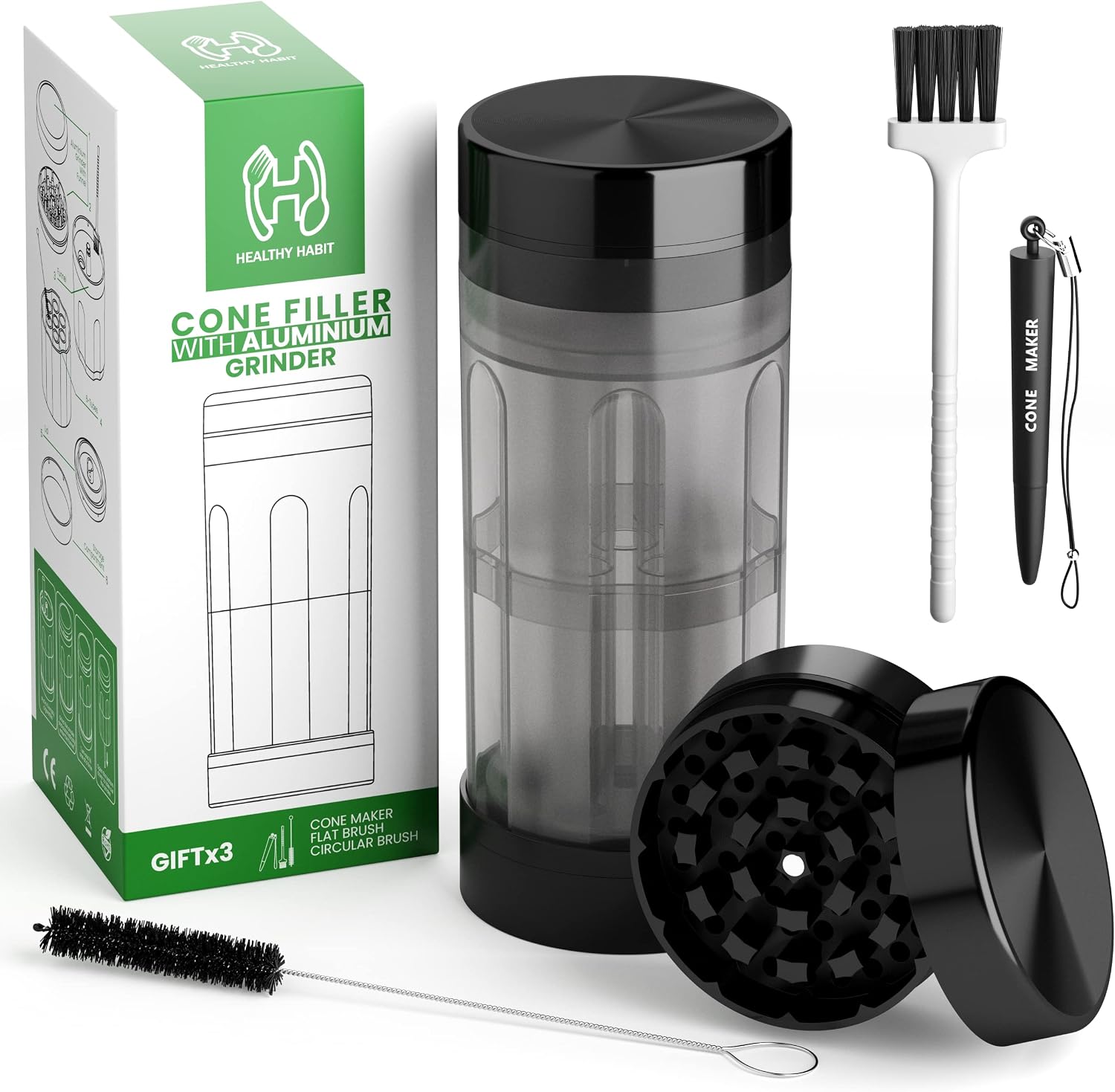 Amazon.com: Healthy Habit Portable Herb Grinder, Multipurpose Herb ...