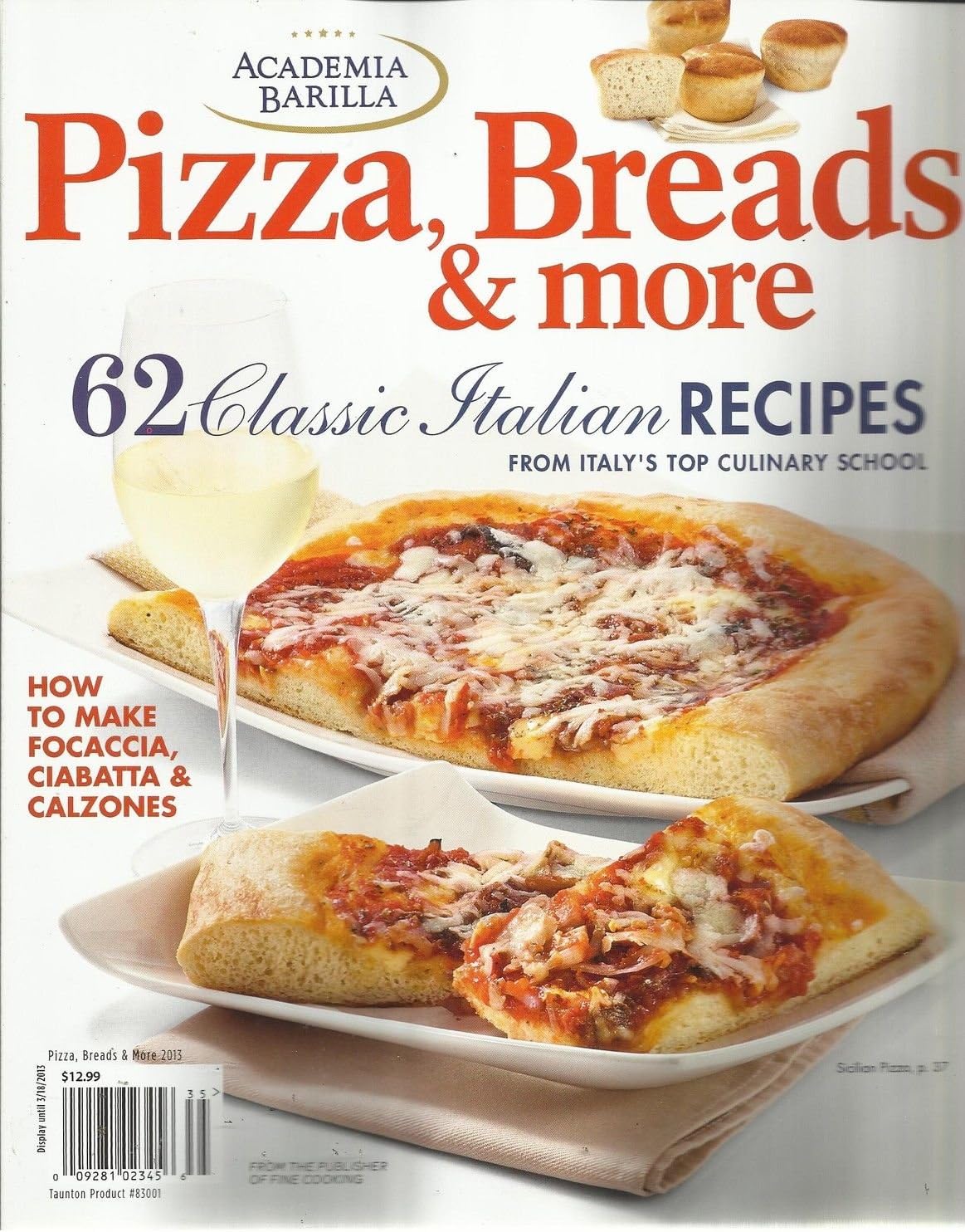 Amazon.com: ACADEMIA BARILLA, 2013 (PIZZA, BREADS & MORE * 62 CLASSIC ...